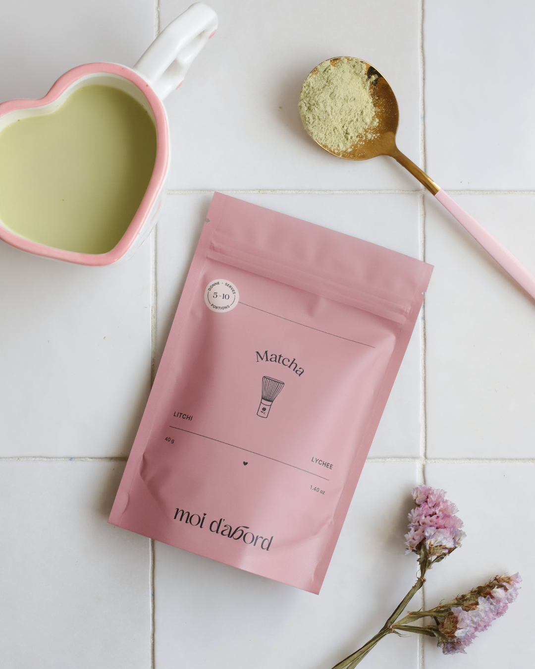 Thé matcha - Litchi – Moi d'abord