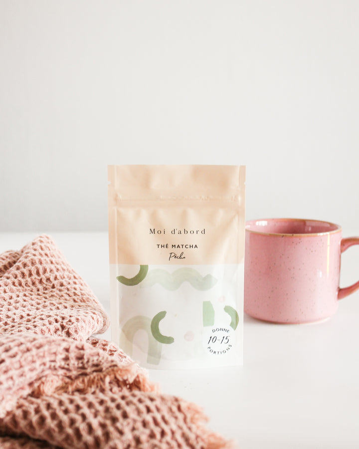 Thé matcha - Pêche – Moi d'abord