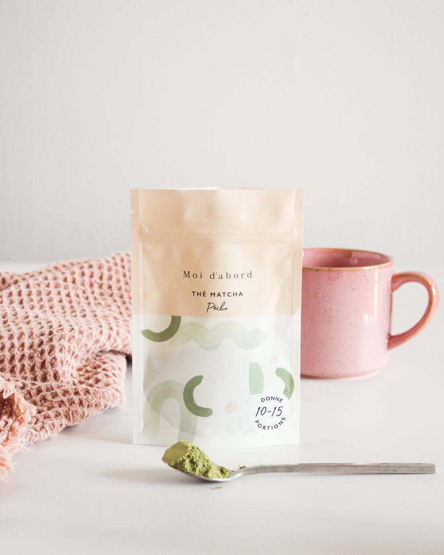 Thé matcha - Pêche – Moi d'abord
